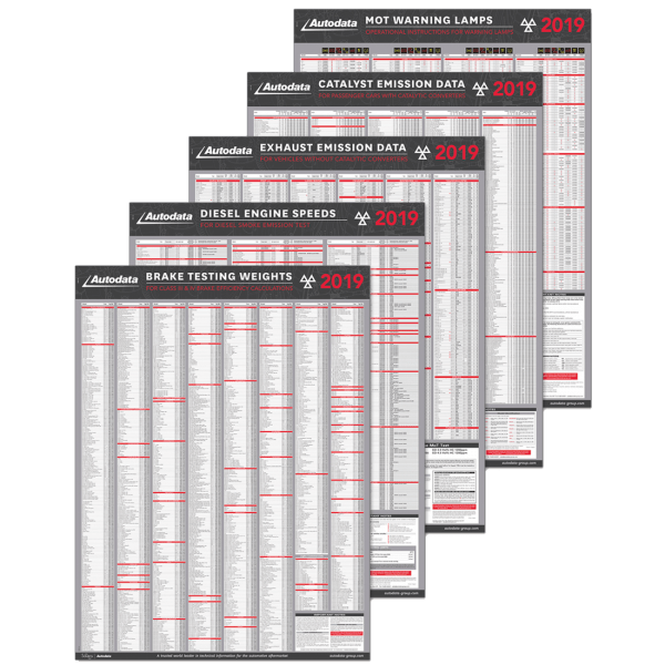 2019 Autodata Wall charts now in stock - RyansAutomotive.ie