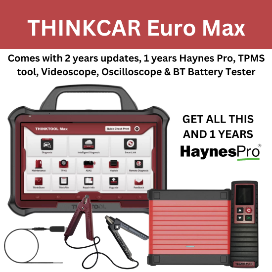 ThinkCar ThinkTool Euro MAX With 2 years Updates And 1 Years Haynes Pro ...